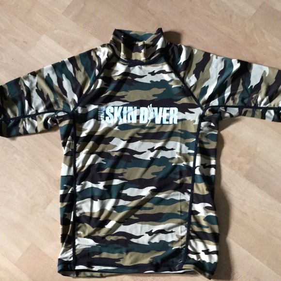 Swim | Hawaii Skin Diver Camo Rashguard Small | Poshmark